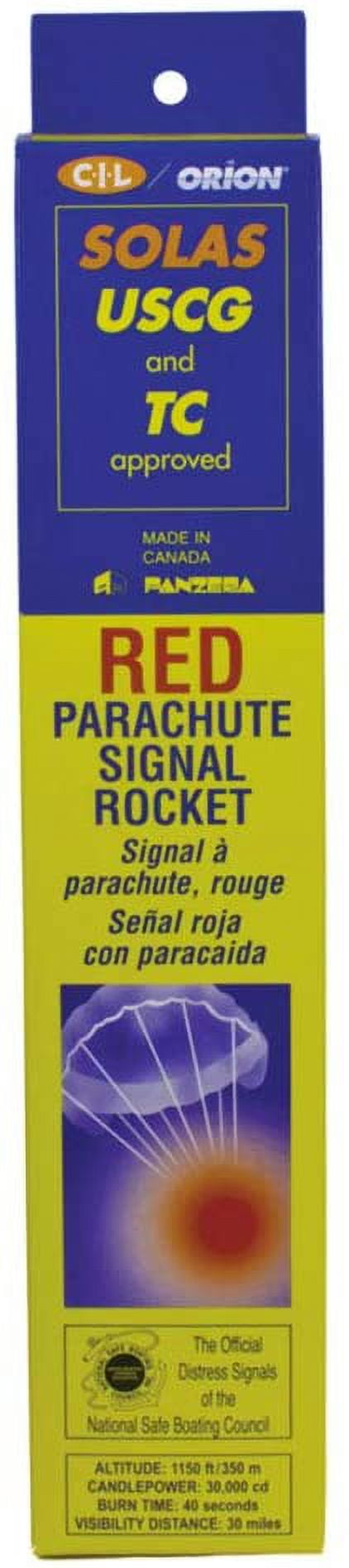 Orion Safety 800, Red Parachute Signal Rocket, Solas. Rocket Signals ...