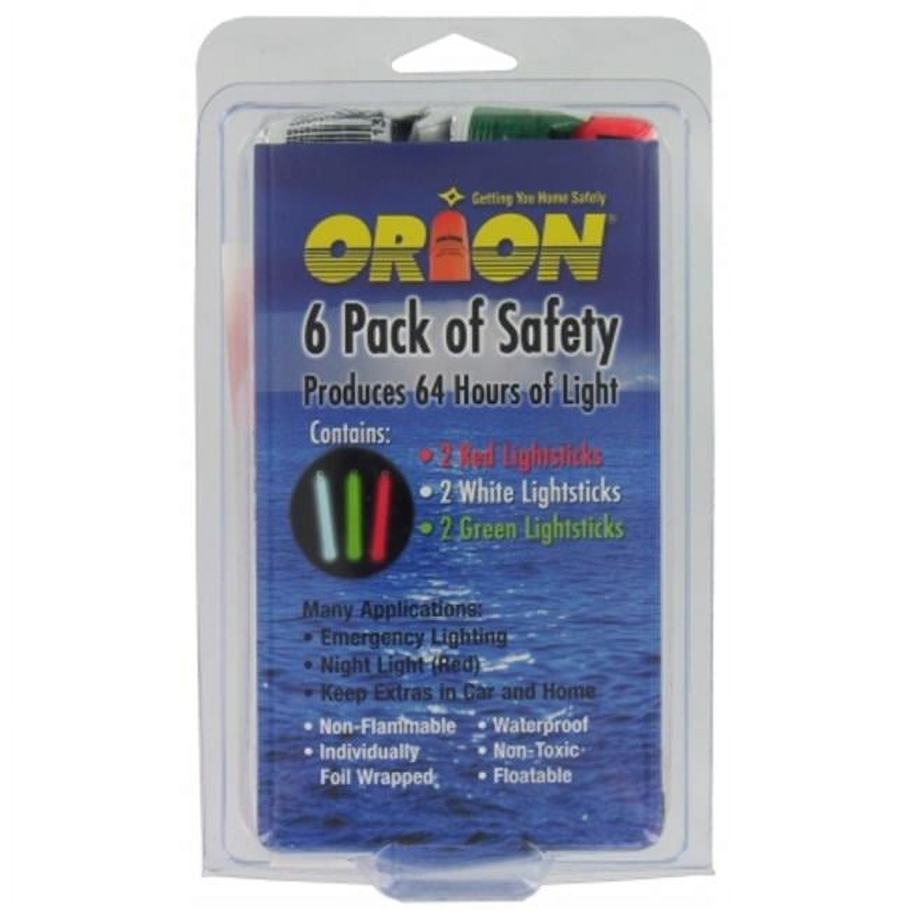 Orion Lightsticks - 6-Pack Includes 2-Green, 2-Red & 2-White - Walmart.com