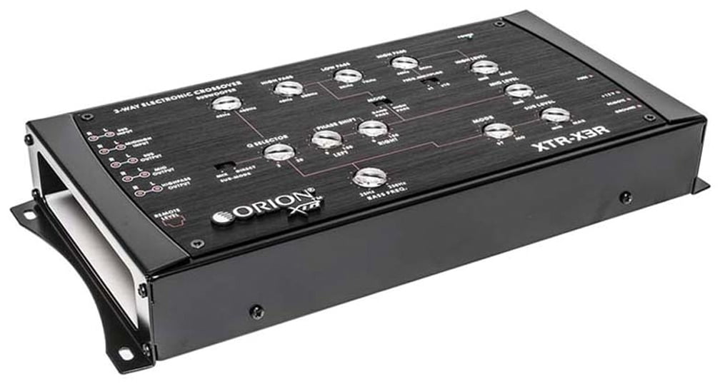 Orion XTR-X3R 3-Way Car Audio Electronic Crossover Network w/ Remote ...