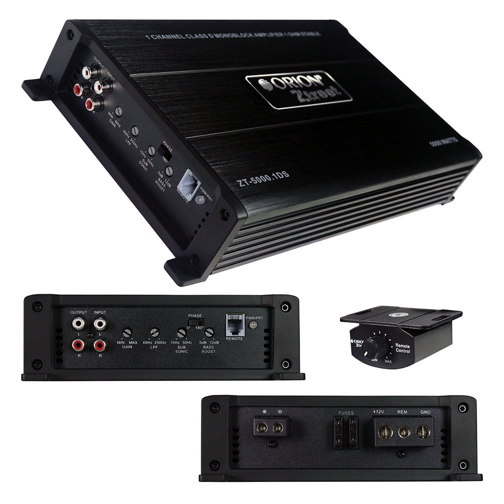 Orion Ztreet D Class Amplifier 5000 Watts Max - Walmart.com