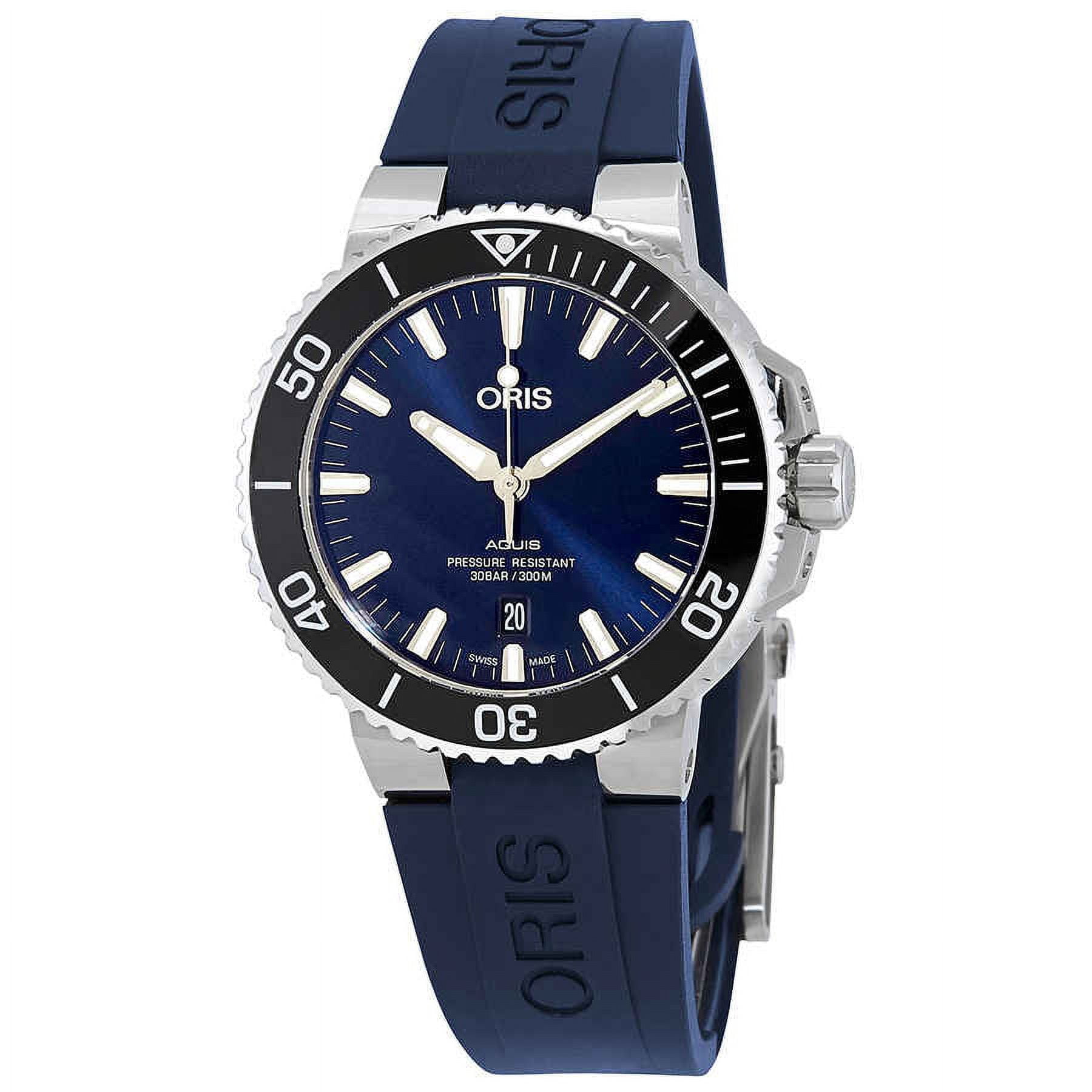 Oris Aquis Automatic Blue Dial Men's Watch 733-7730-4135BLRS - Walmart.com