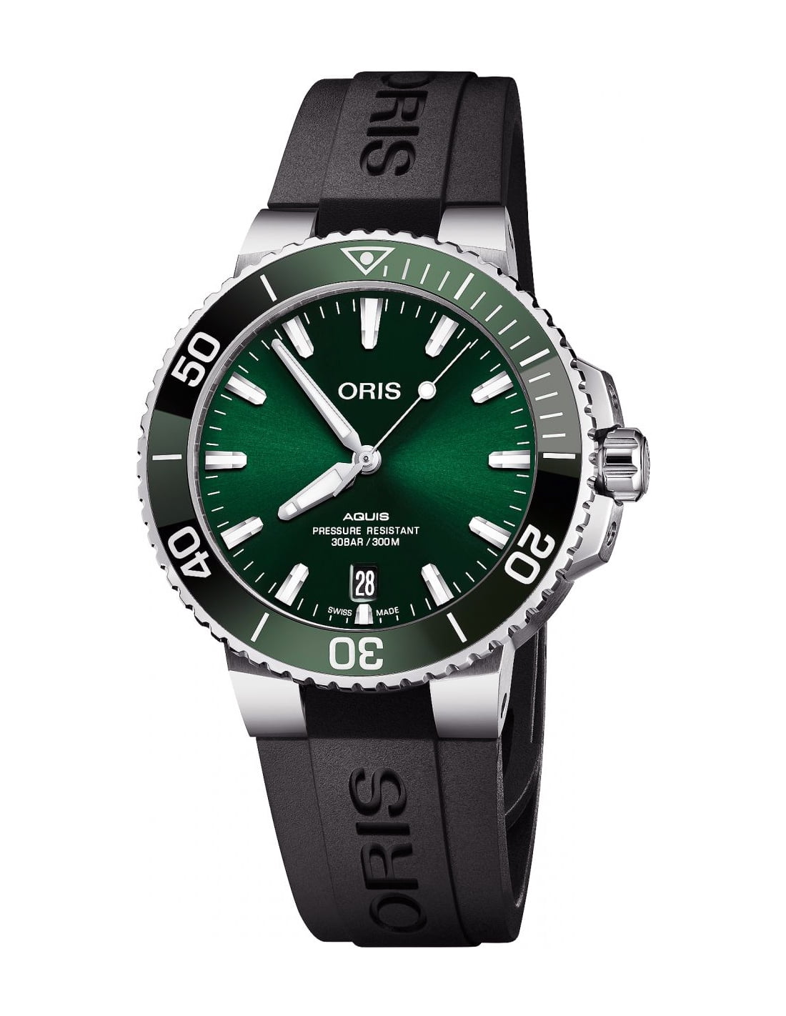 Oris Aquis Date Automatic Diver's 01-733-7732-4157-07-4-21-64FC 300M ...