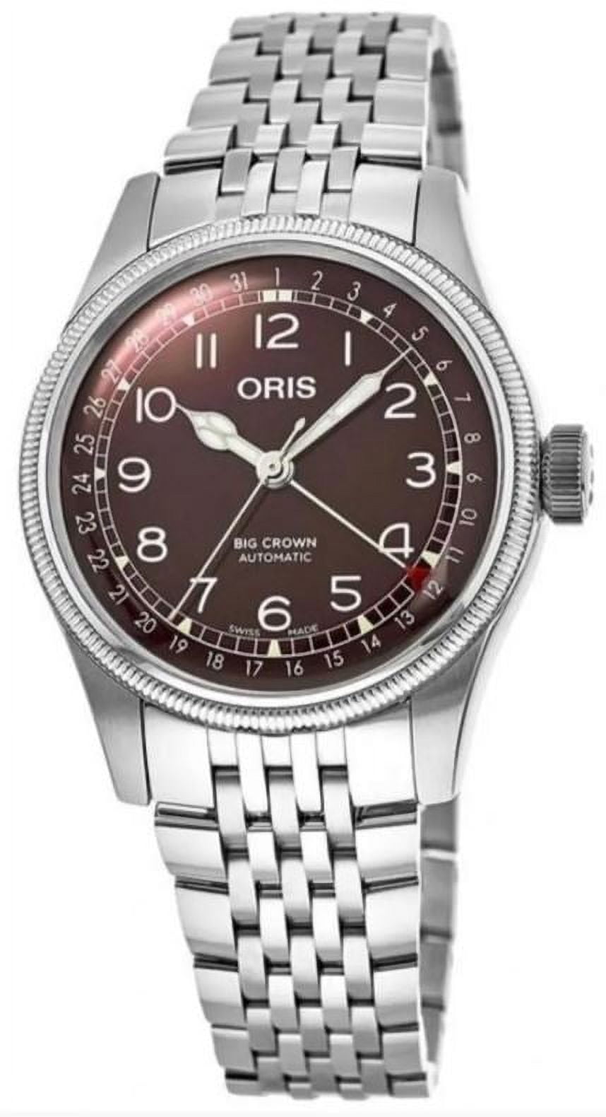 Oris Big Crown Pointer Date Red Dial Steel Men's Watch 01 754 7741 4068 ...