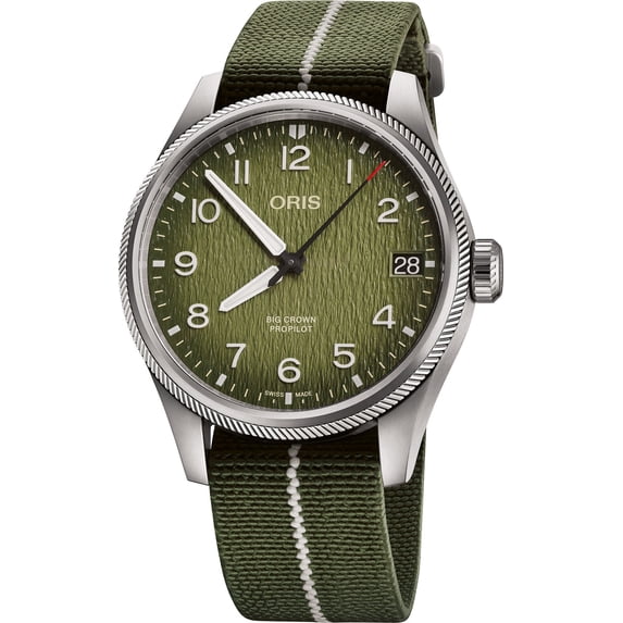 Oris Big Crown ProPilot Limited Edition Okavango Air Rescue Green Dial ...