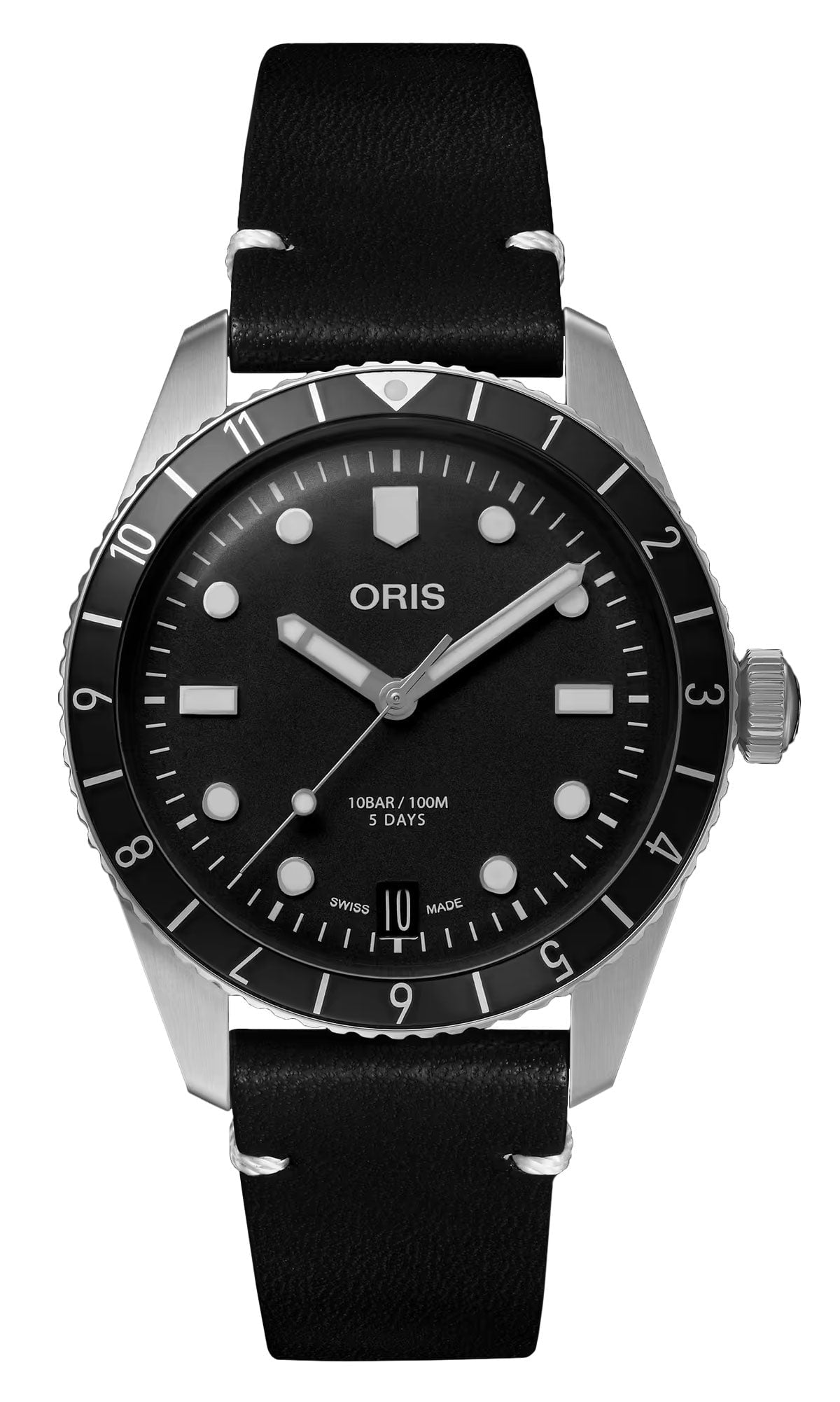 Oris Divers Sixty-Five 12H Automatic Stainless Steel Black Dial Black ...