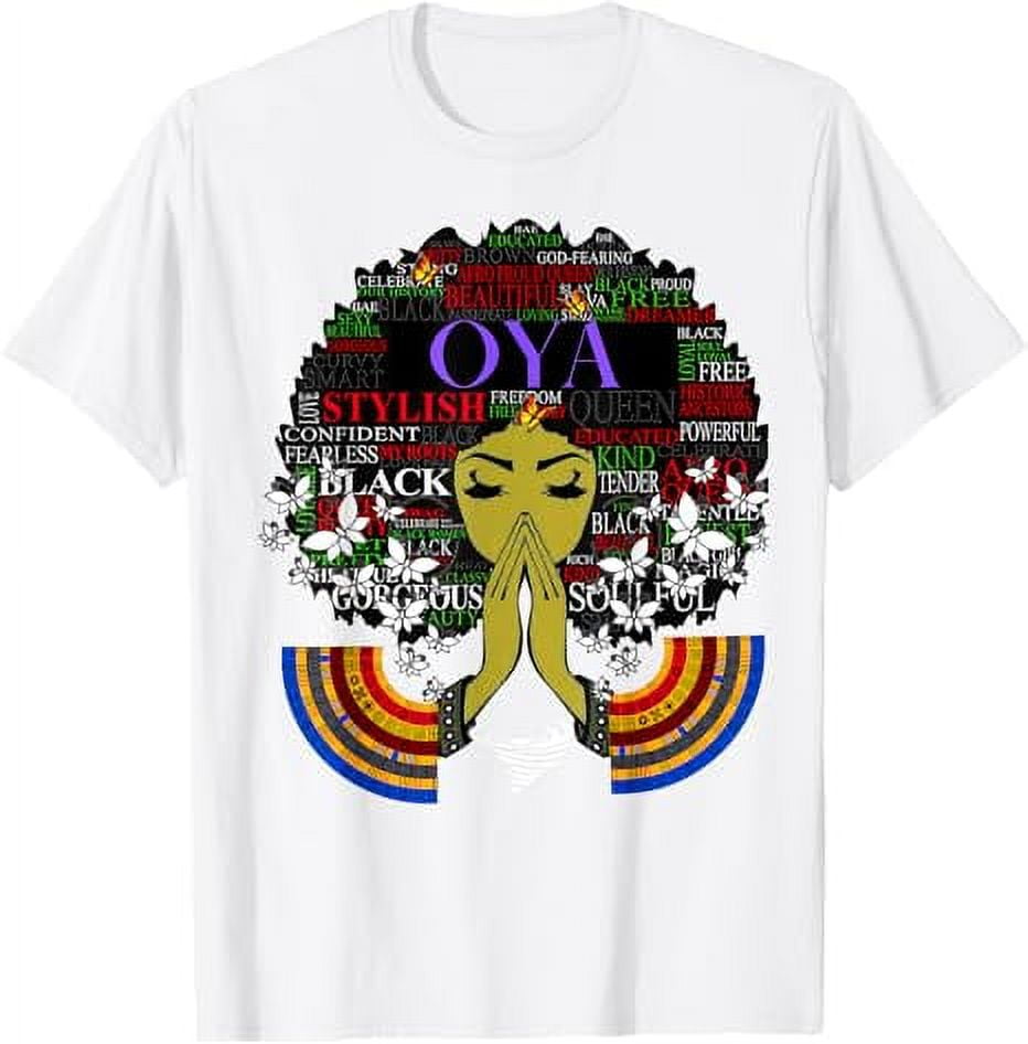 Orisha Oya - Orisha Of Wind And Warrior Nature T-Shirt - Walmart.com