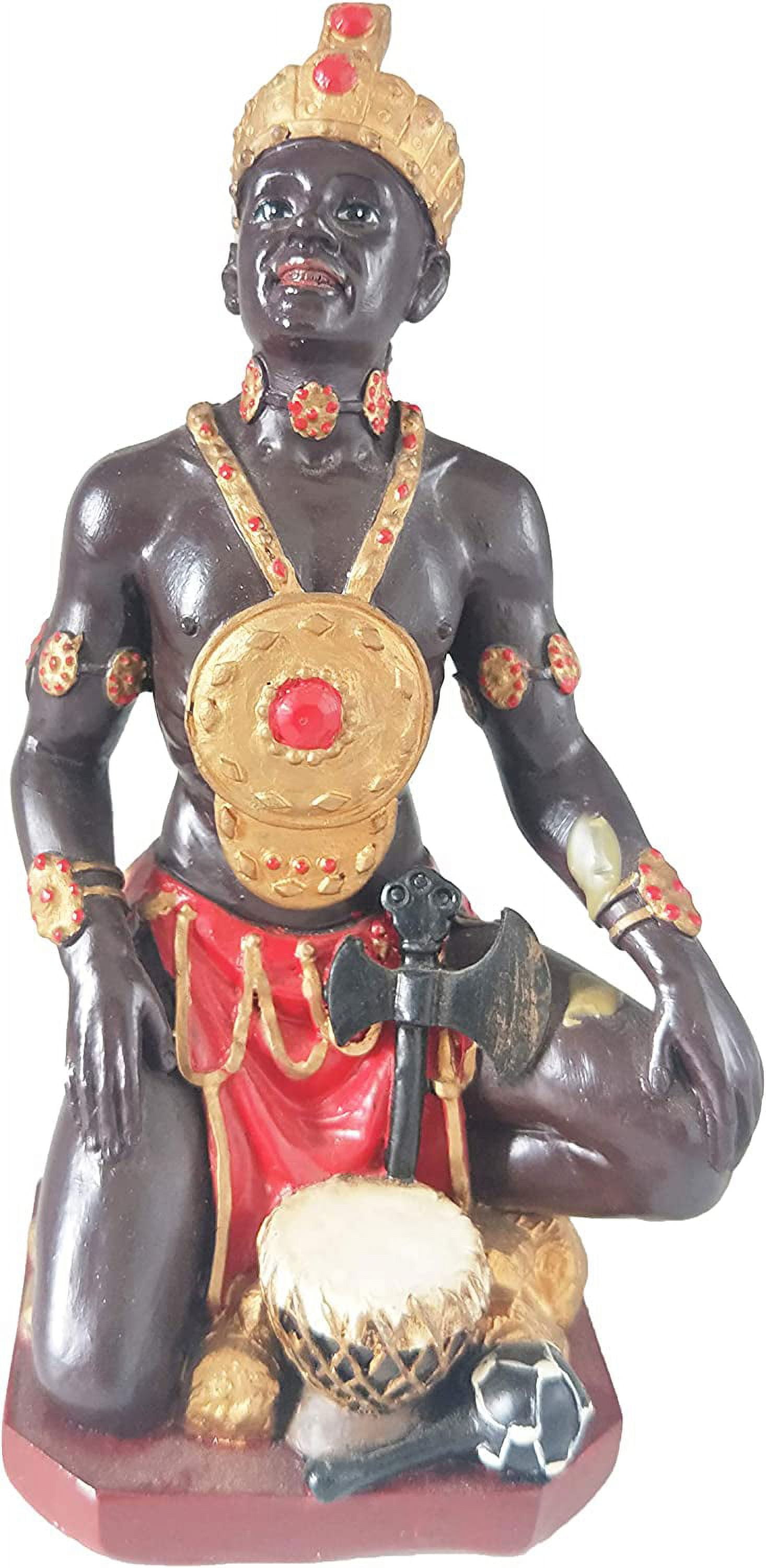 Orisha Shango Statue Orisha Chango Statue Chango Estatua African Statue ...