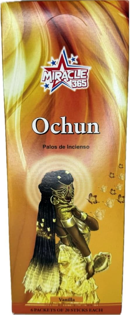 Orisha Spiritual Incense Sticks -Oshun -(120 Sticks) -Miracle 365 ...