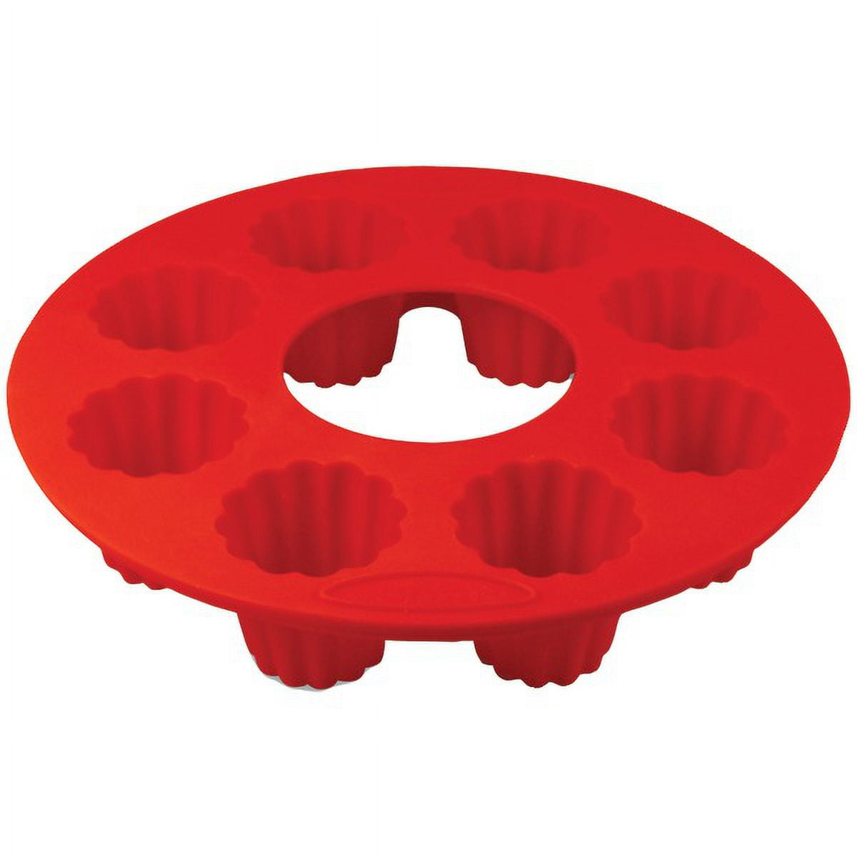 ORKA OD130201 8-Mold Silicone Cannele Pan, Set of 2 (Red) - Walmart.com
