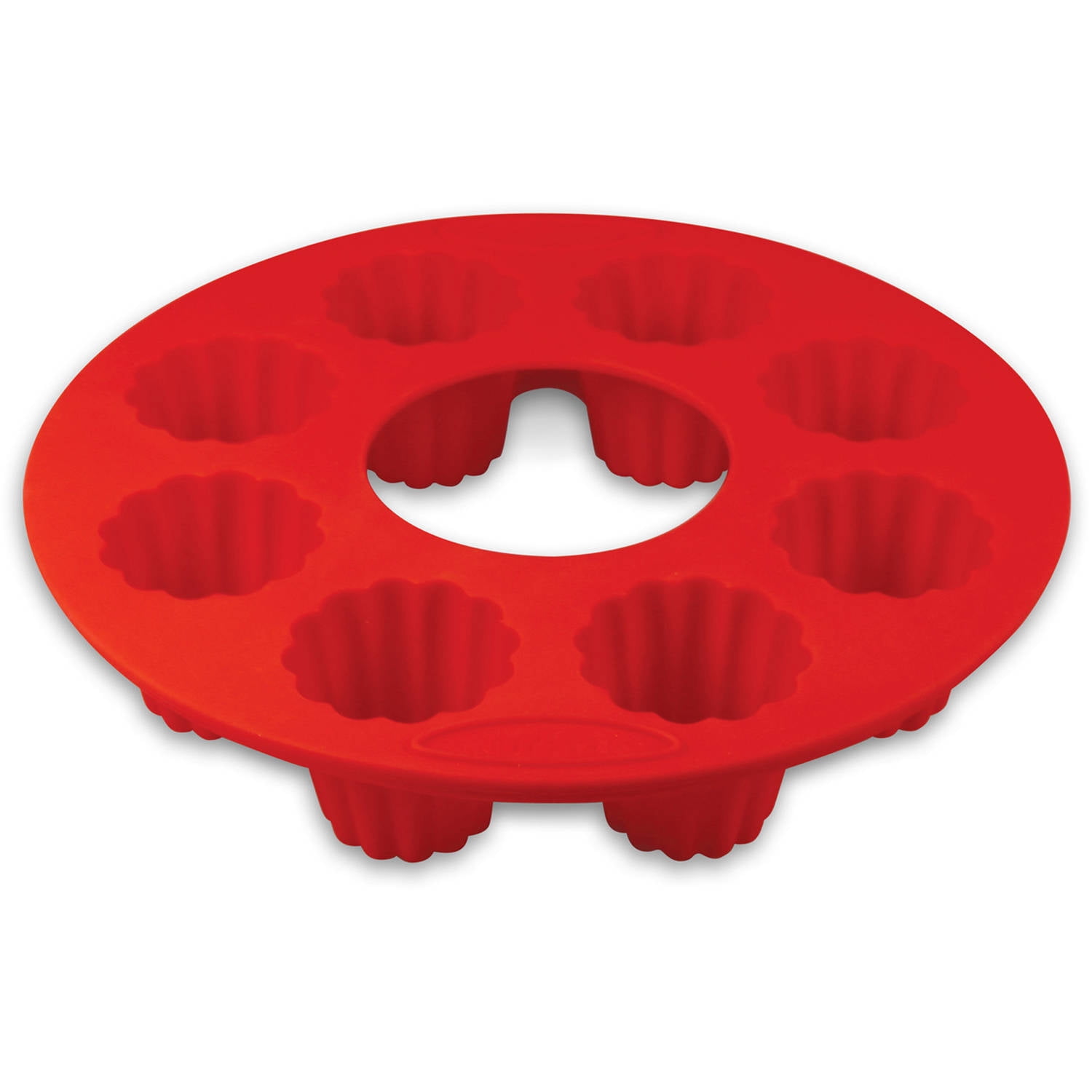 Orka OD130201 8-Mold Silicone Cannele Pan, Set of 2, Red - Walmart.com