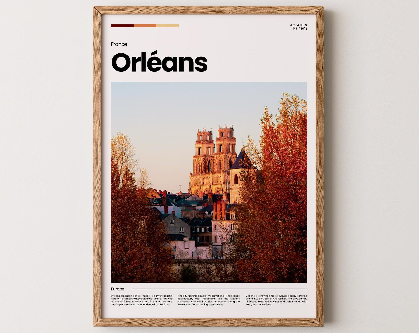 Orléans Poster, Orléans Print, Orléans Photo, Orléans Art, France ...