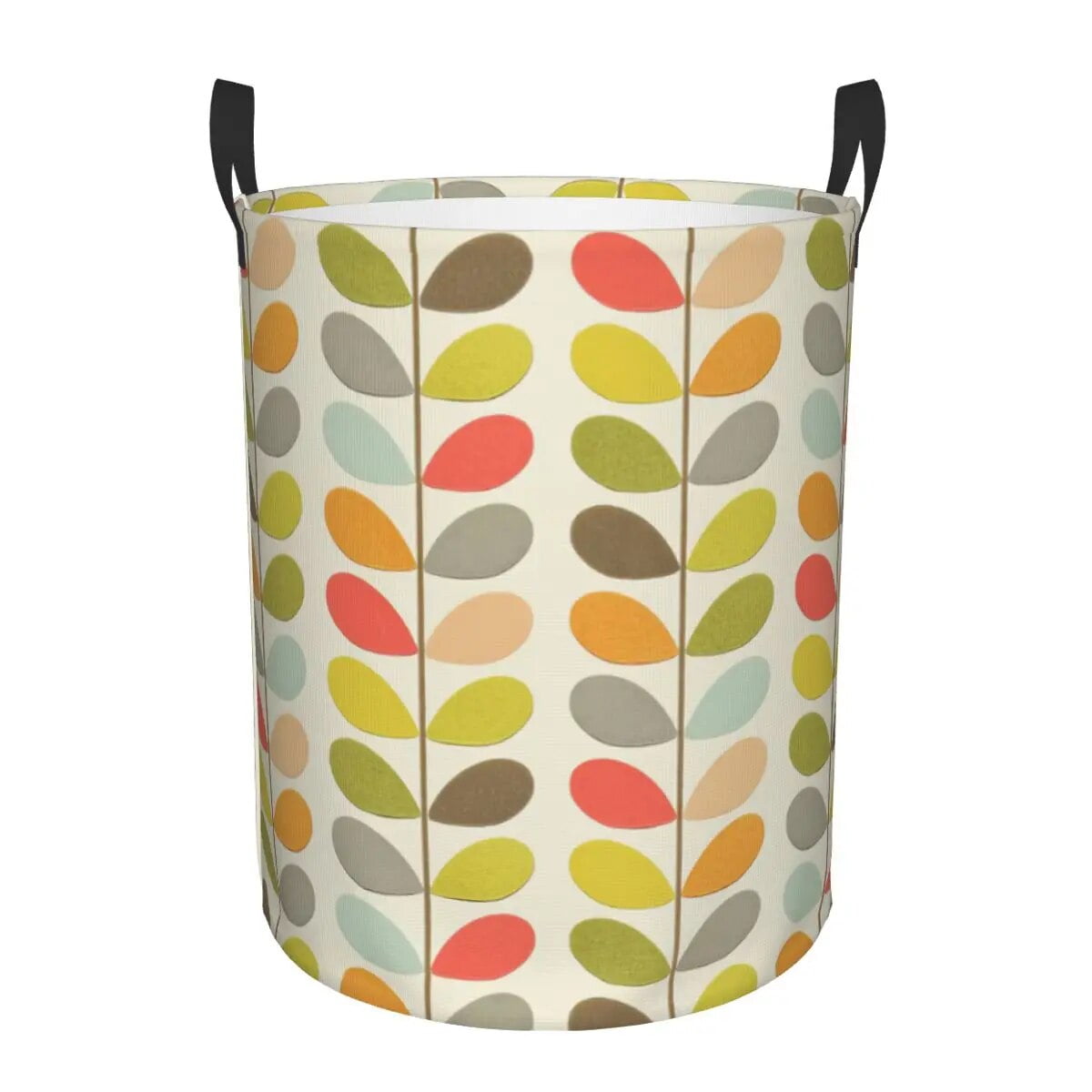 Orla Kiely Laundry Basket Foldable Scandinavian Flowers Multi Stem Toy ...