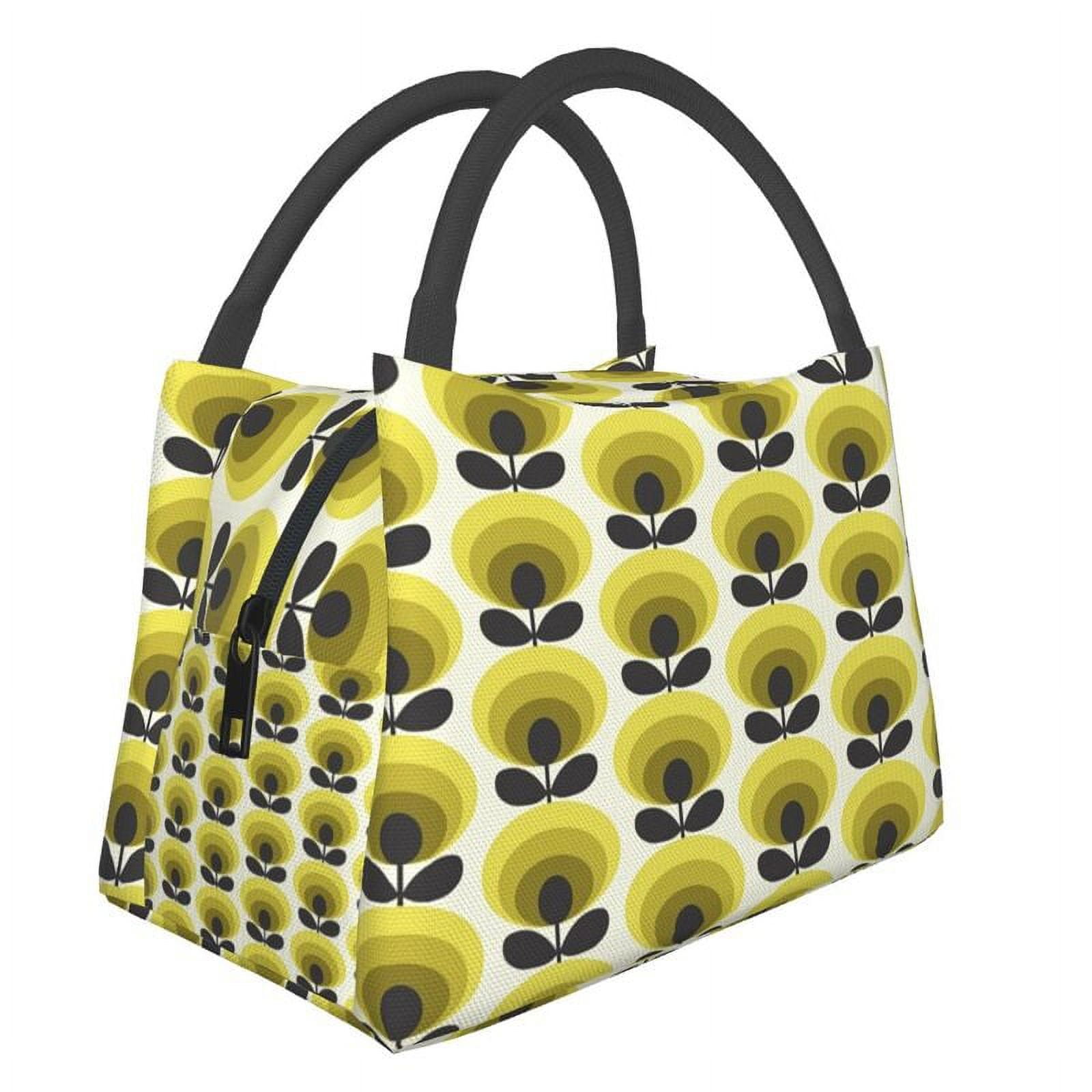 Orla Kiely Stem Sprig Insulated Lunch Bags for Outdoor Picnic ...