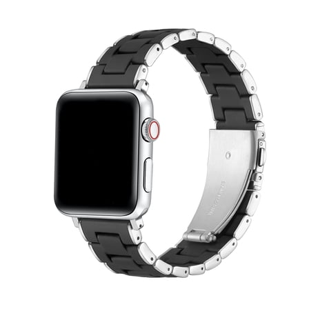 Posh Tech Sloan Skinny Stainless Steel Band Compatible with Apple Watch ...
