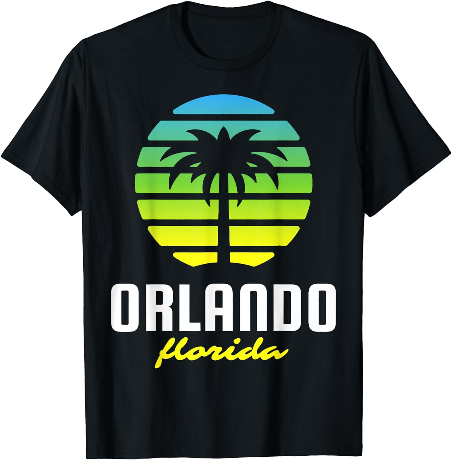 Orlando Florida Beach Trip Tropical Retro T-Shirt - Walmart.com