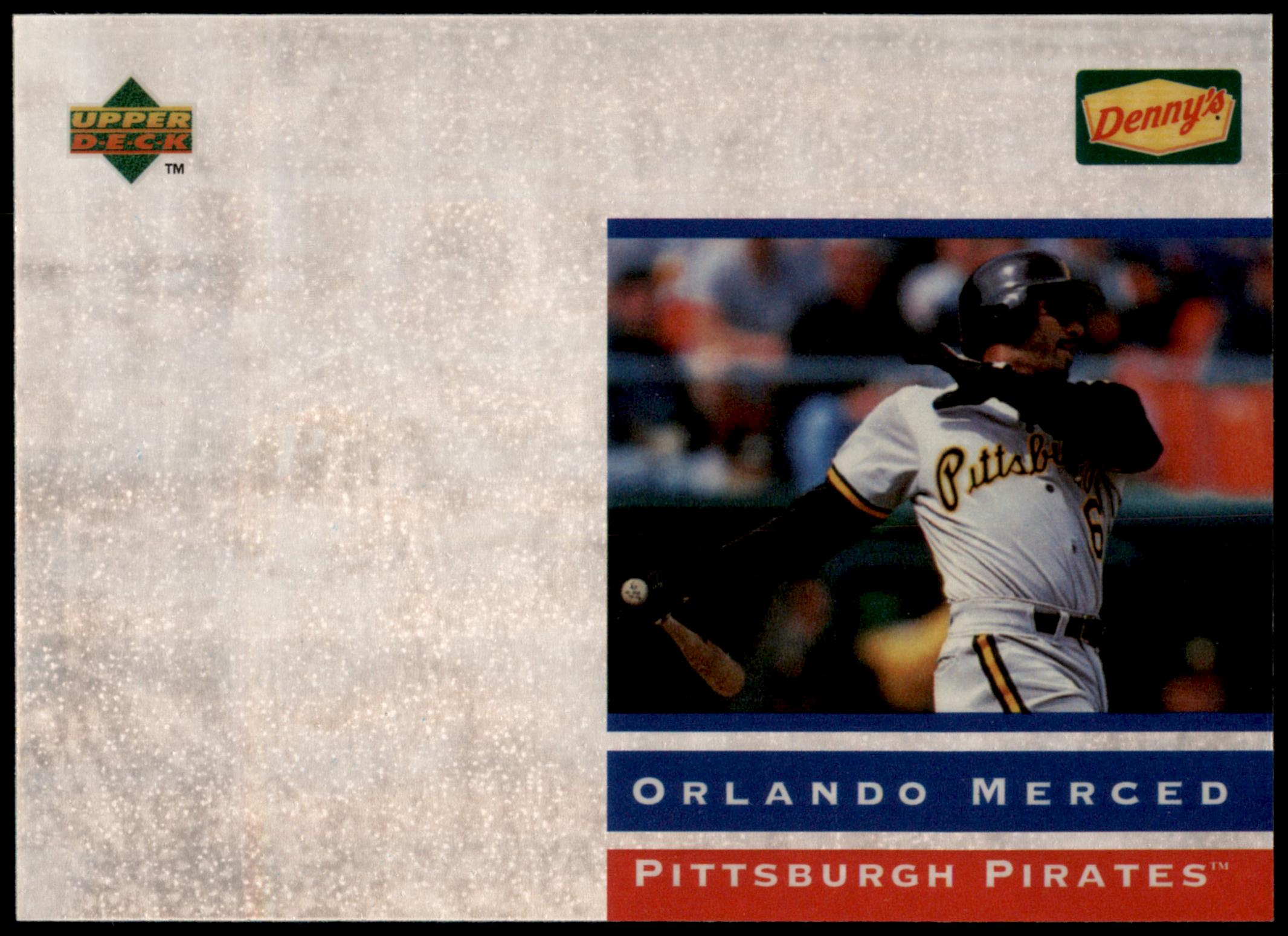 Orlando Merced #17 1995 Upper Deck Denny's Holograms - Walmart.com