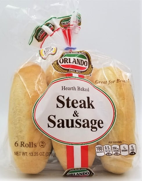 Orlando Steak, Brat & Sausage Rolls, 6 ct, 12 oz - Walmart.com