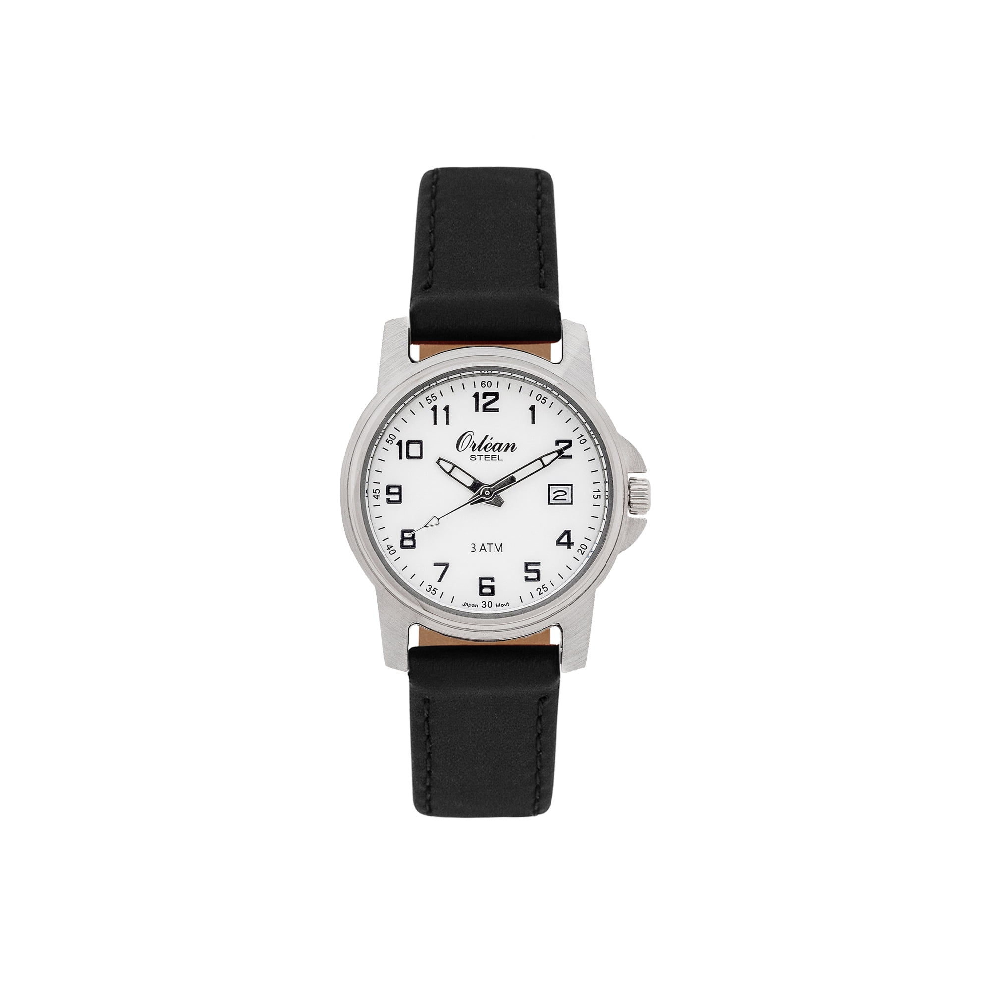 Orlean Womens Easy to Read Watch with Date - 316L Stainless Steel Case ...