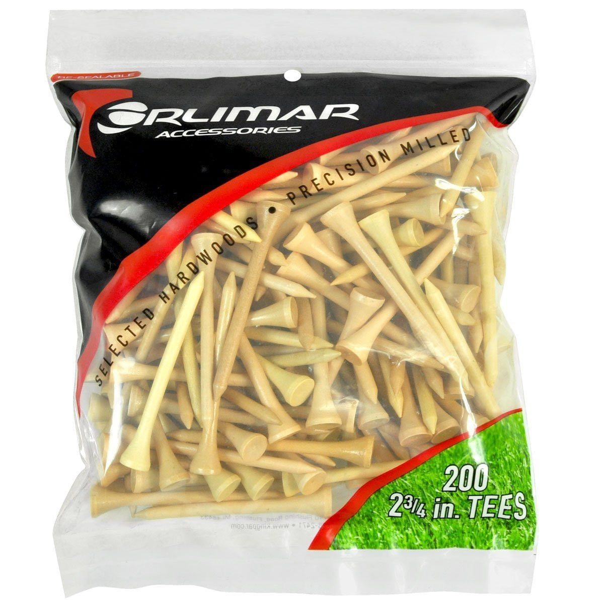 Orlimar 2 3/4-Inch Golf Tees 200-Pack (Natural) - Walmart.com