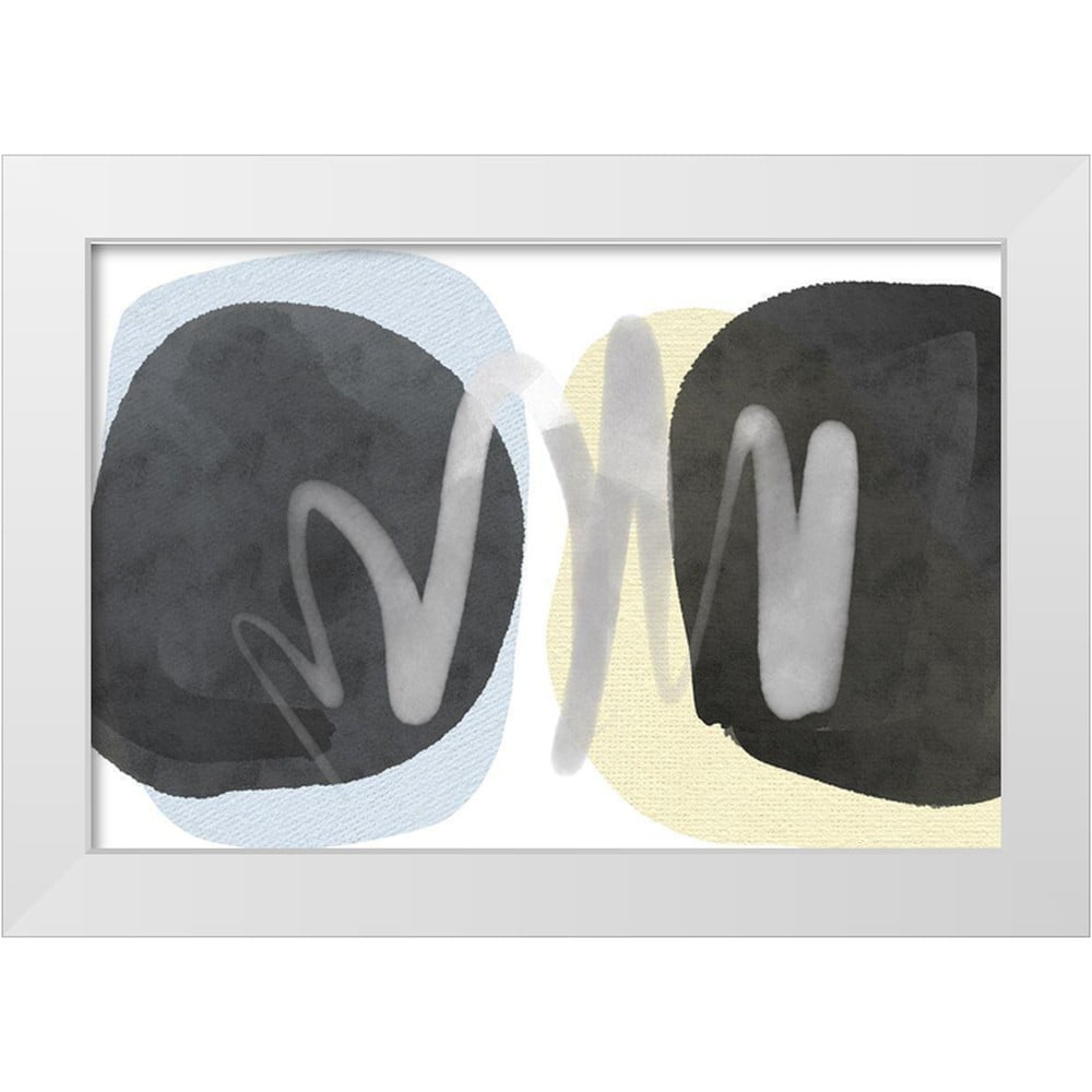 Orlov, Irena 18x13 White Modern Wood Framed Museum Art Print Titled - Art Shape Colors design I ...