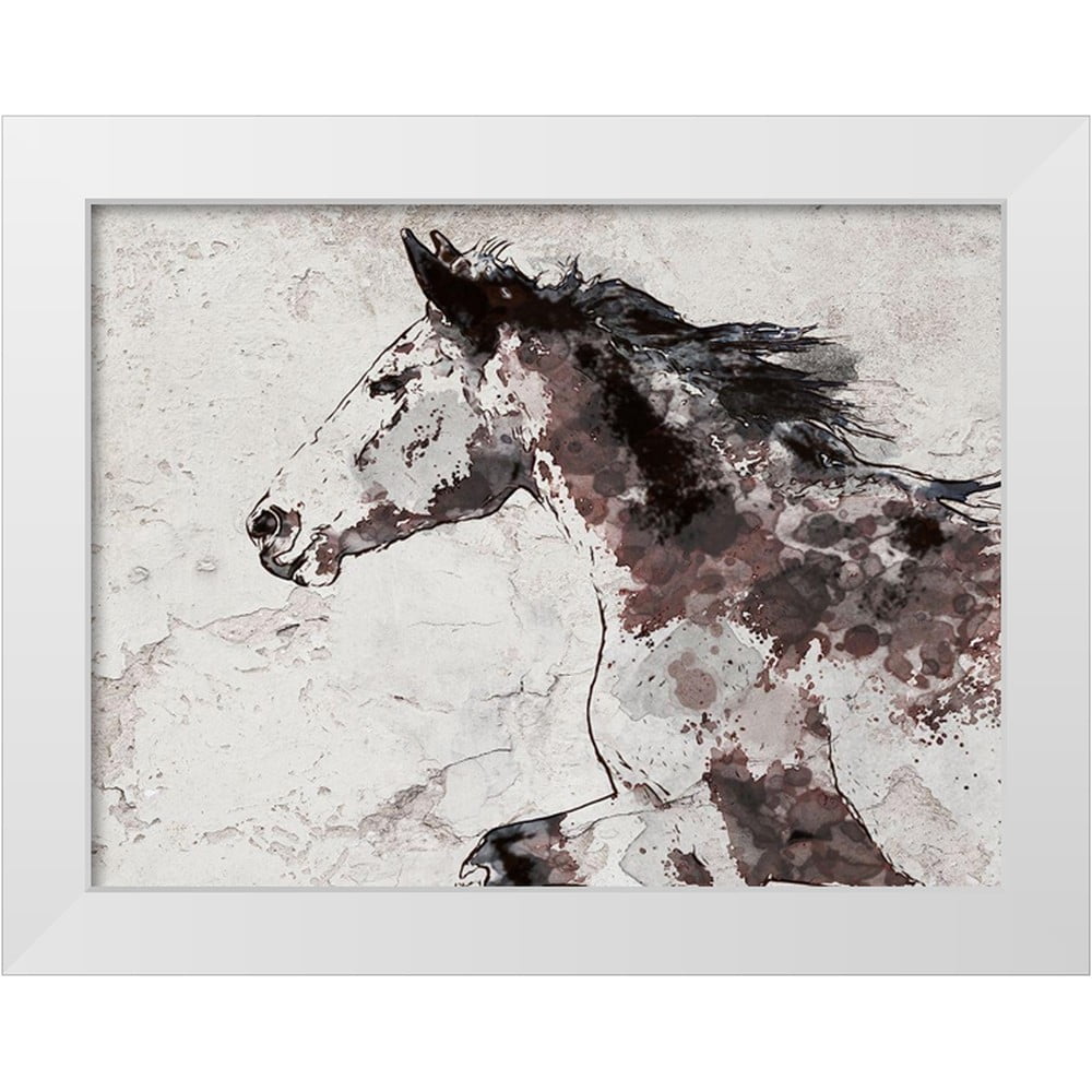 Orlov, Irena 24x19 White Modern Wood Framed Museum Art Print Titled - Winner Horse I - Walmart.com