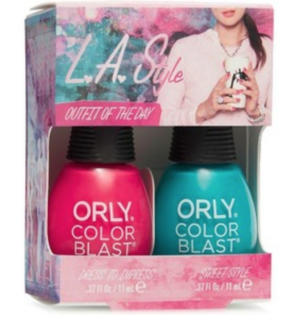 Orly Color Blast Nail Polish L.A. Style Outfit of The Day Set Dress to ...