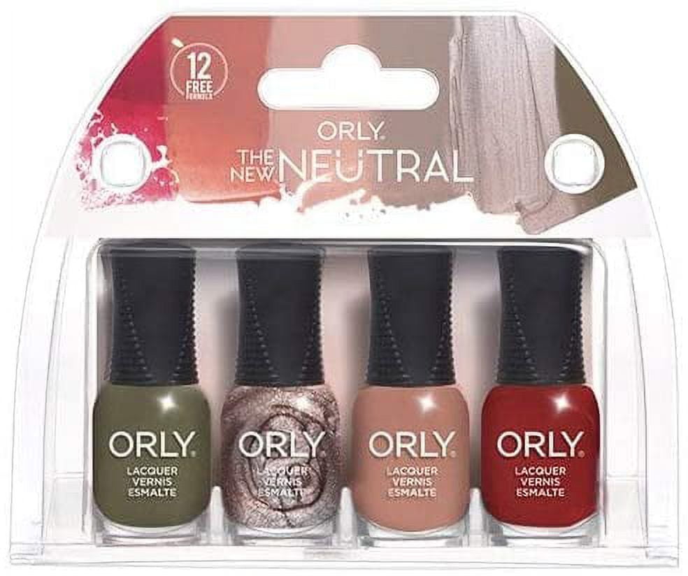 Orly NL - THE NEW NEUTRAL Mini Kit 4pc - Walmart.com