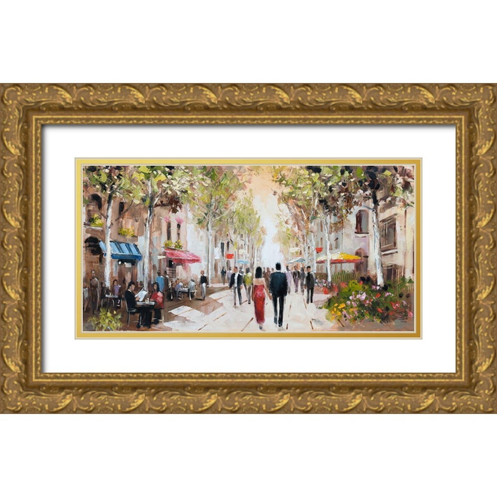 Orme, E. Anthony 24x14 Gold Ornate Wood Framed with Double Matting Museum Art Print Titled ...