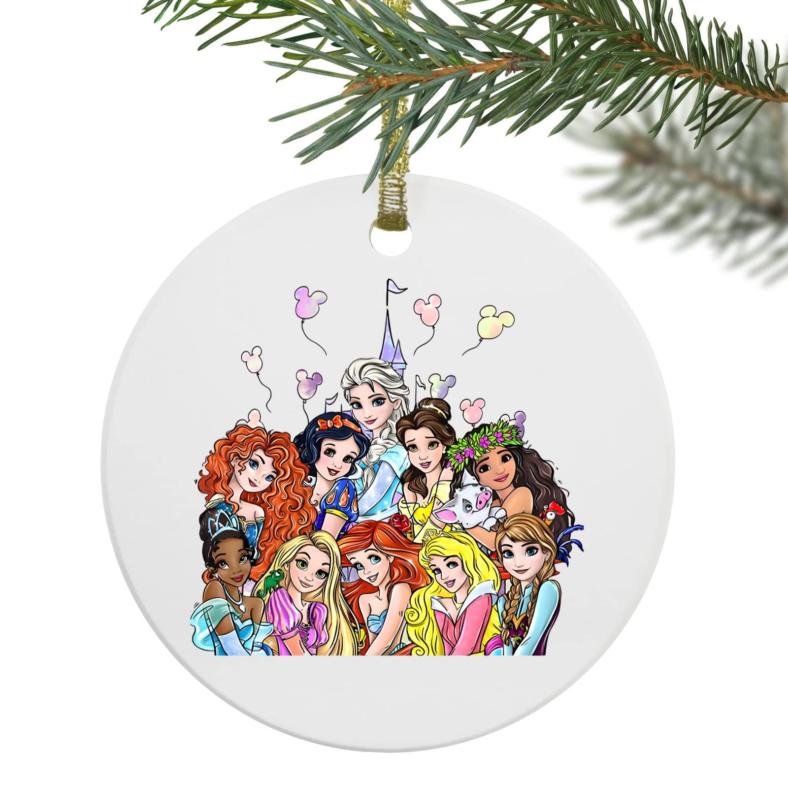 OrnaVibe Disney Princesses, Anna Elsa Ariel Belle Aurora Snow White ...
