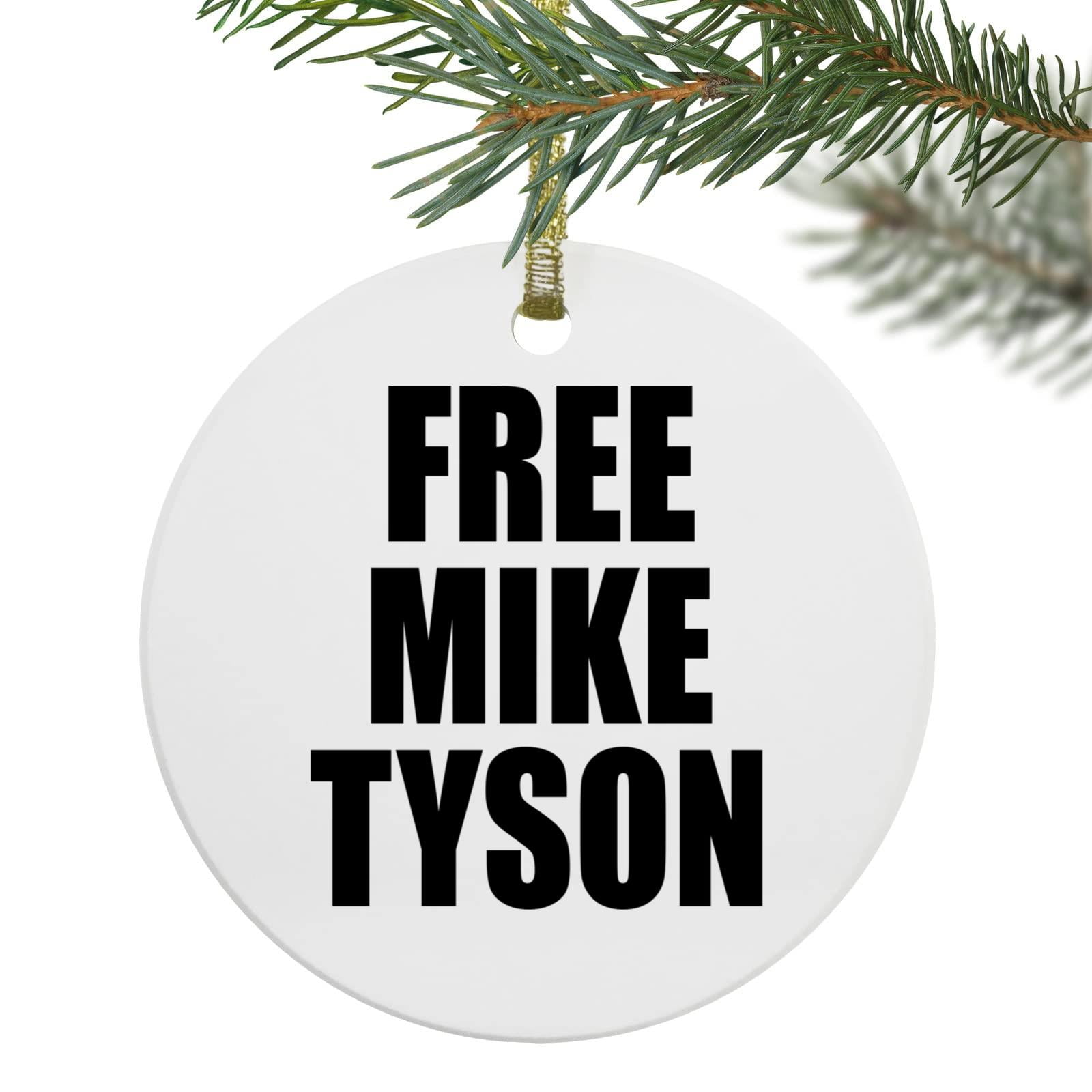 OrnaVibe Free Mike Tyson , Hot Trend Flat Ceramic Ornament, Gift For ...
