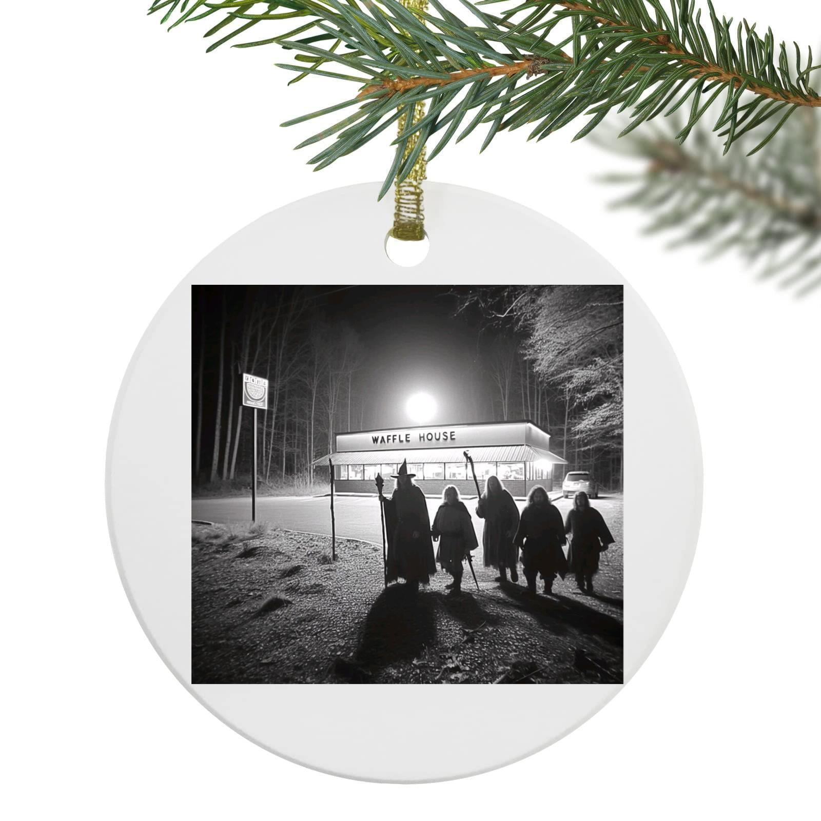 OrnaVibe The Journey To Waffle House The Ring Humorous Middle-Earth Gandal, Hot Trend Flat ...