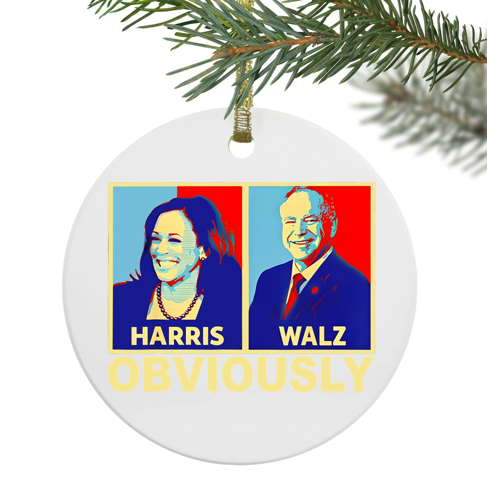 OrnaVibe Waltz 2024 Obviously Tim Walz 2024 , Hot Trend Flat Ceramic ...