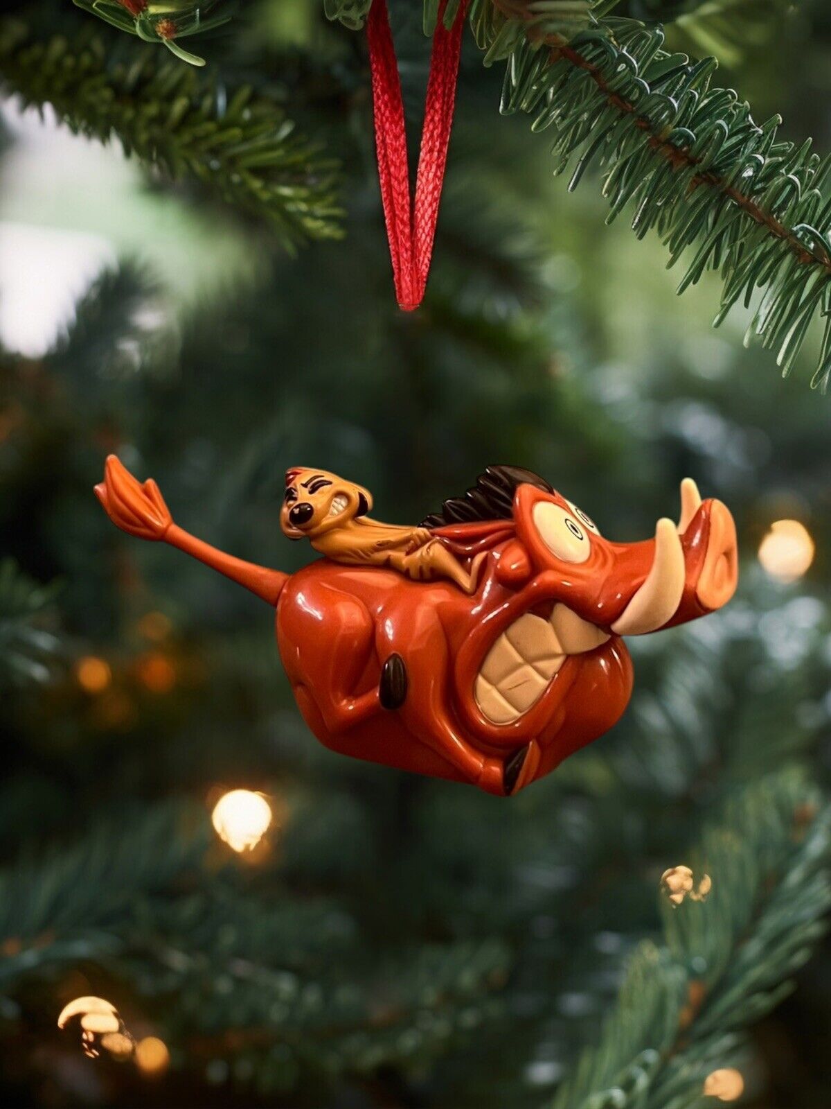Ornament 1994 Disney Lion King Pumba & Timon Pull Back Figure Charm 3 ...