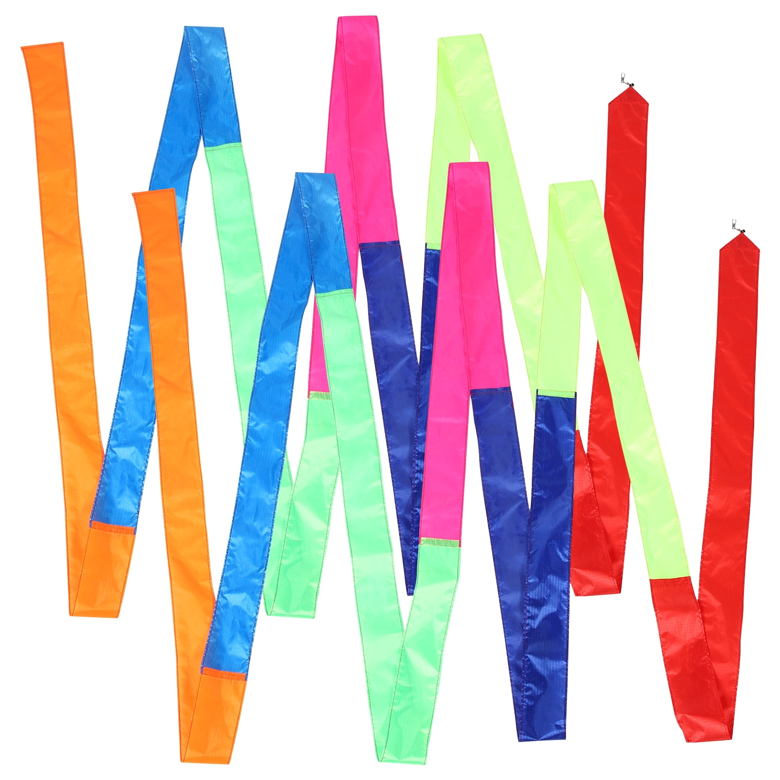 Ornament 2 Pcs Kite Tail Tube Tails Rainbow Accessories Decorate Nylon ...