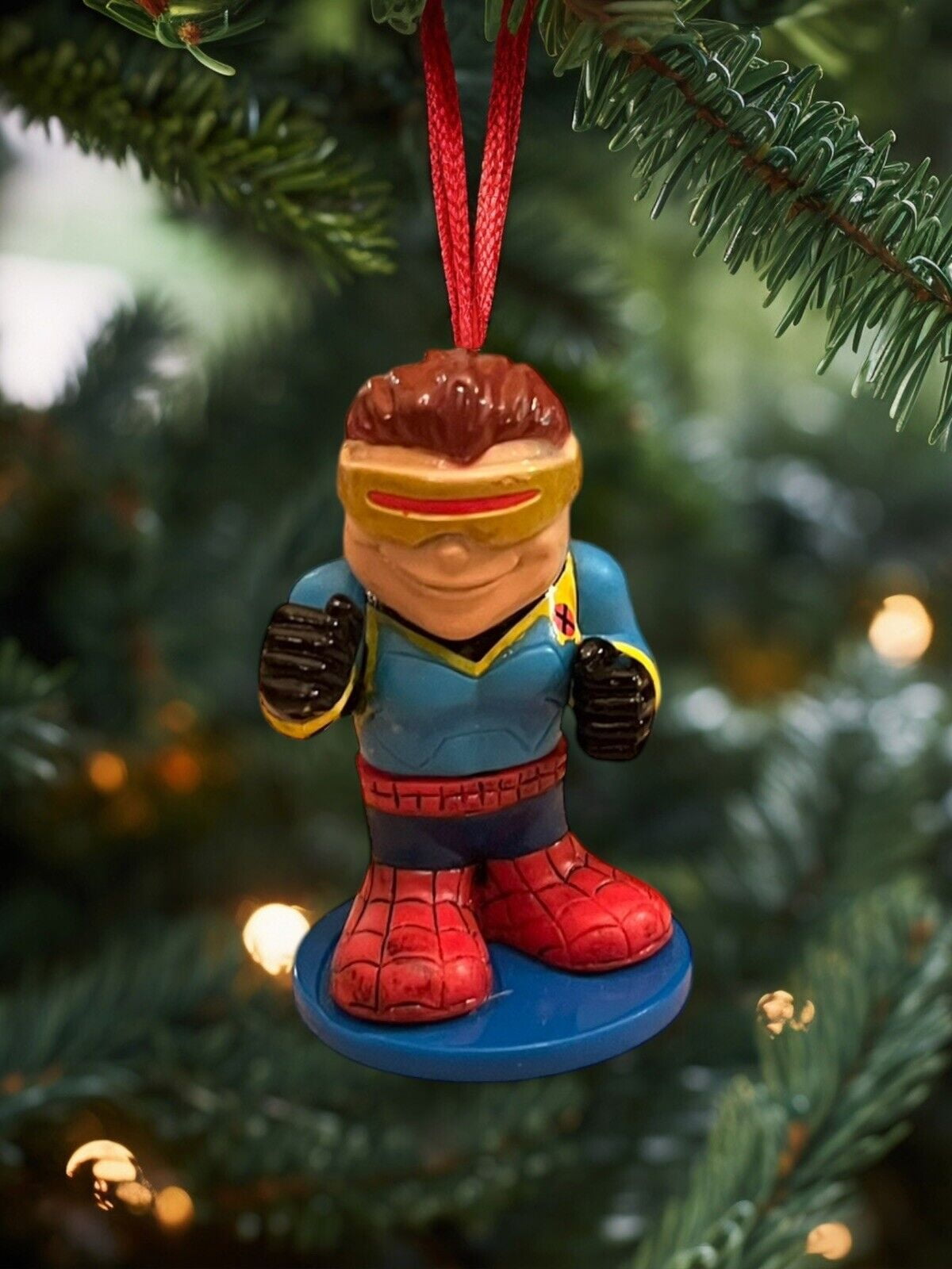 Ornament 2005 MGA Disney Marvel X-Men Cyclops Figure Figurine Charm 2 ...