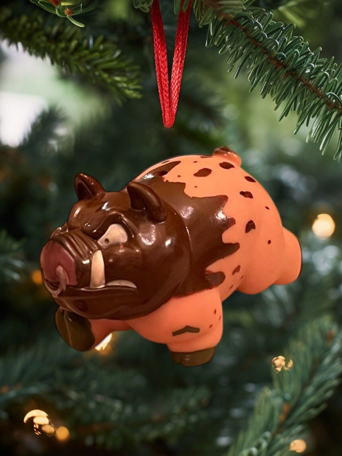 Ornament Barnyard Commandos PRIVATE SIDE OF BACON Figure Figurine Charm ...