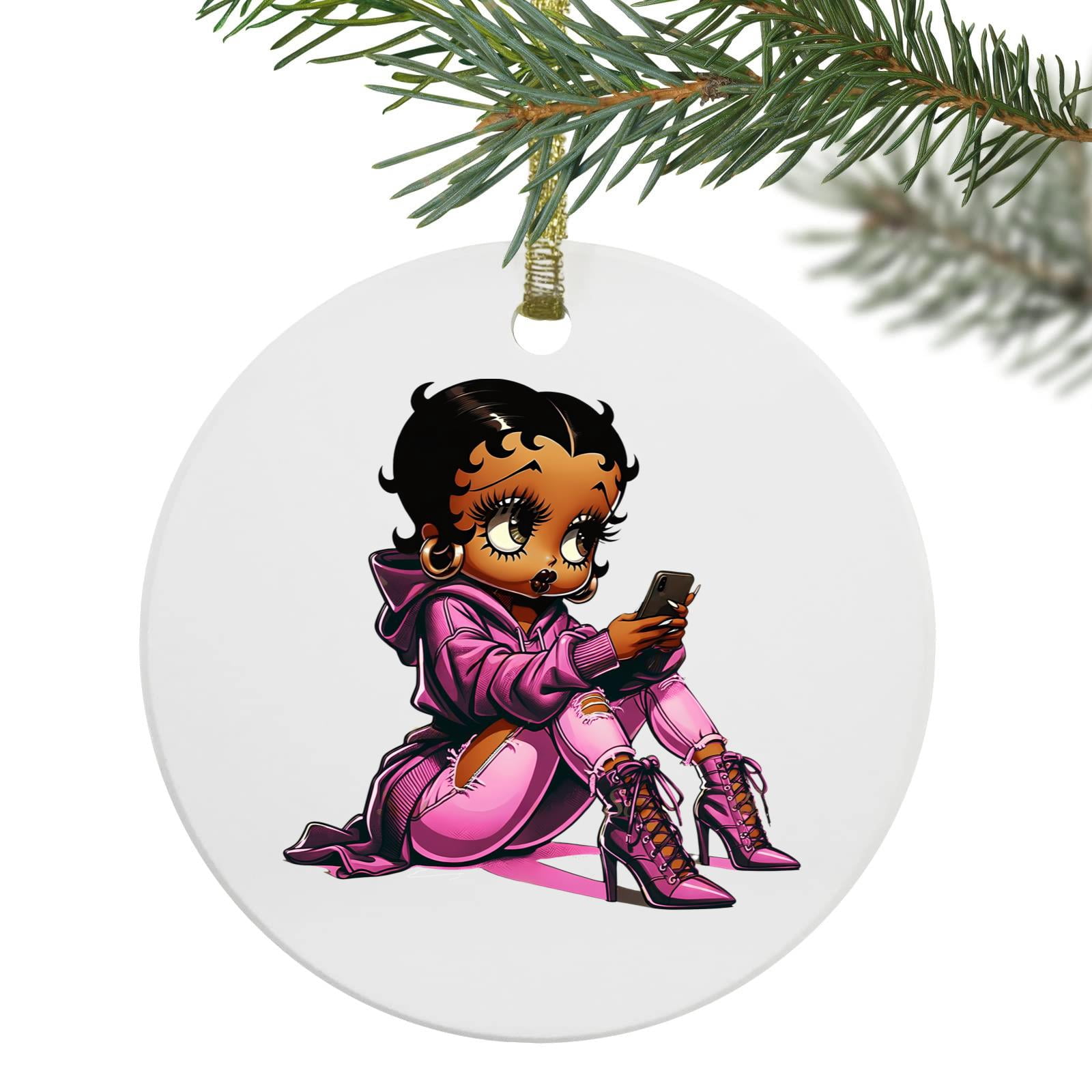 Ornament Betty Boop Cozy Black Betty Boop Betty Boop Bbsittingfuschia ...