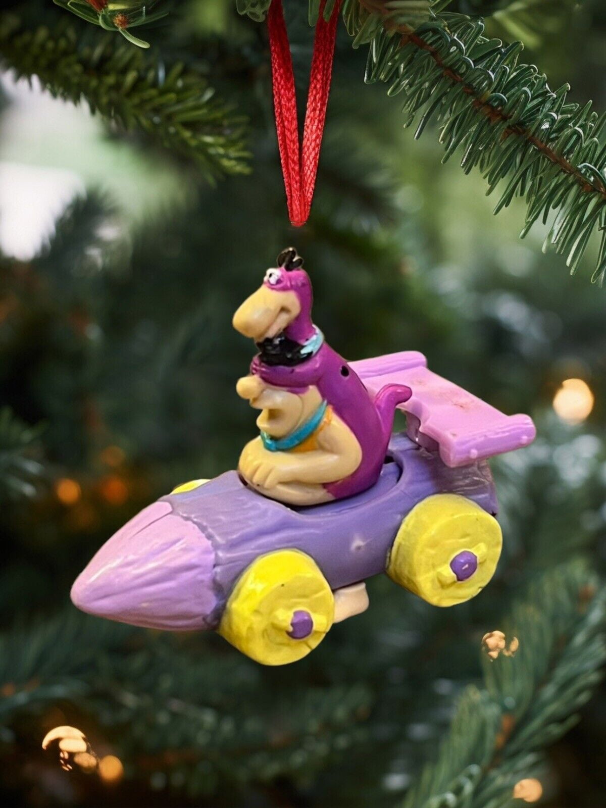 Ornament CARTOON NETWORK WACKY RACERS DINO & FRED FLINTSTONE Figure ...