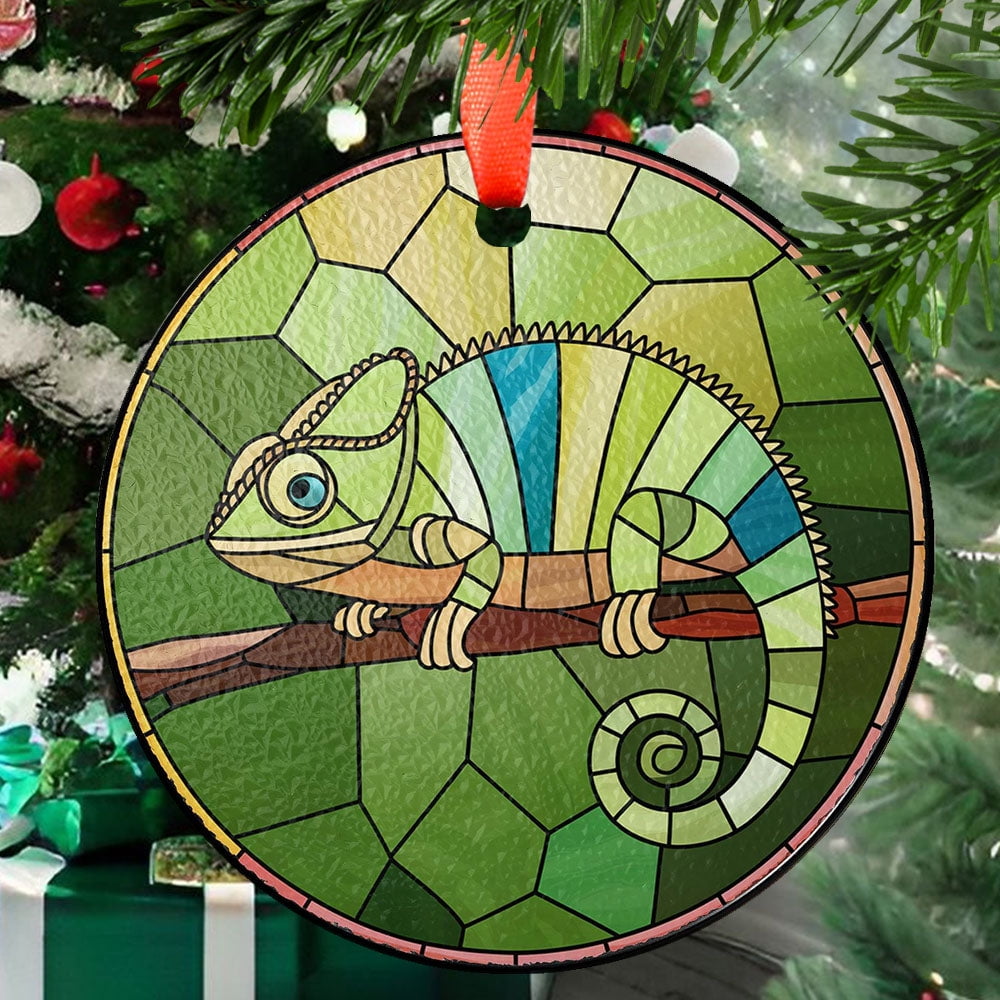 Ornament Chameleon Suncatcher Lizard Light Catcher Window Hangings ...