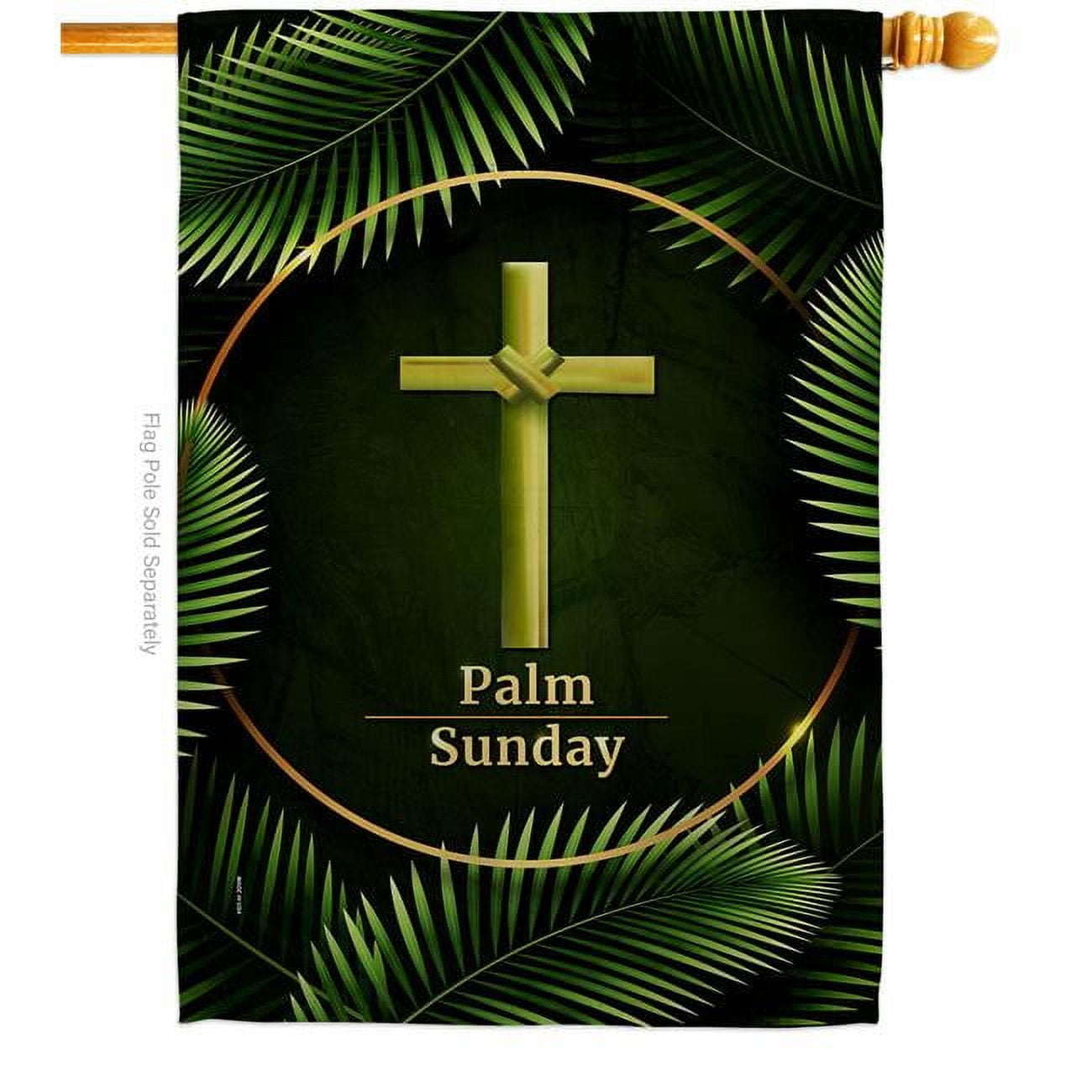 Ornament Collection H190068-BO Palm Sunday Religious Faith Double-Sided ...