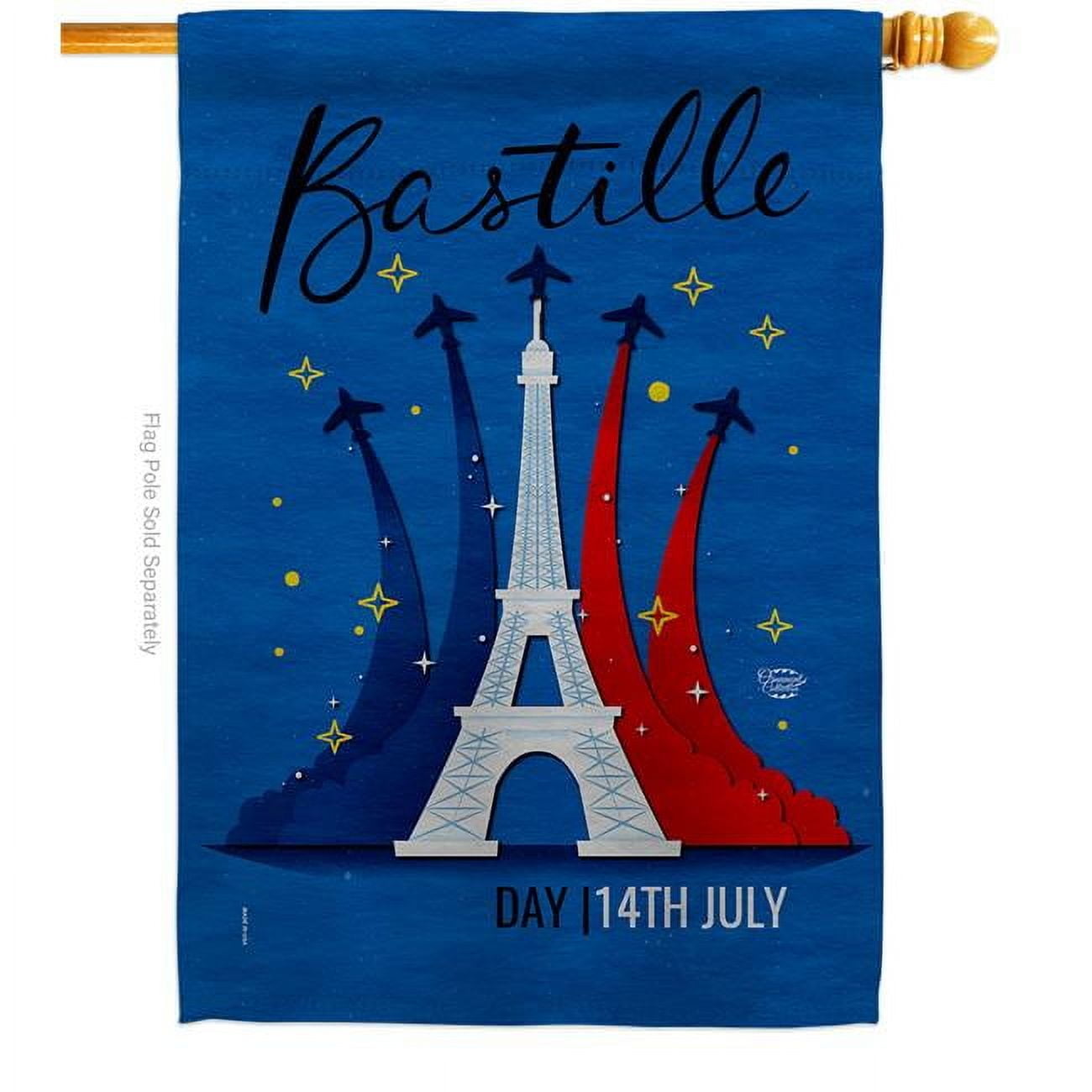 Ornament Collection H190158-BO 28 x 40 in. Bastille 14th July Regional ...