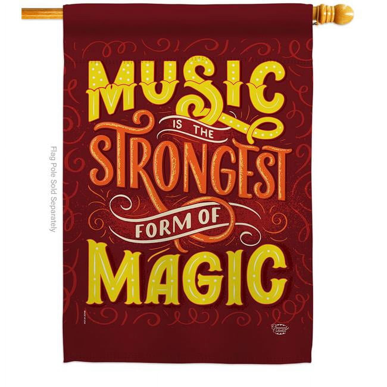 Ornament Collection H192195-BO 28 x 40 in. Music Strong Interests ...