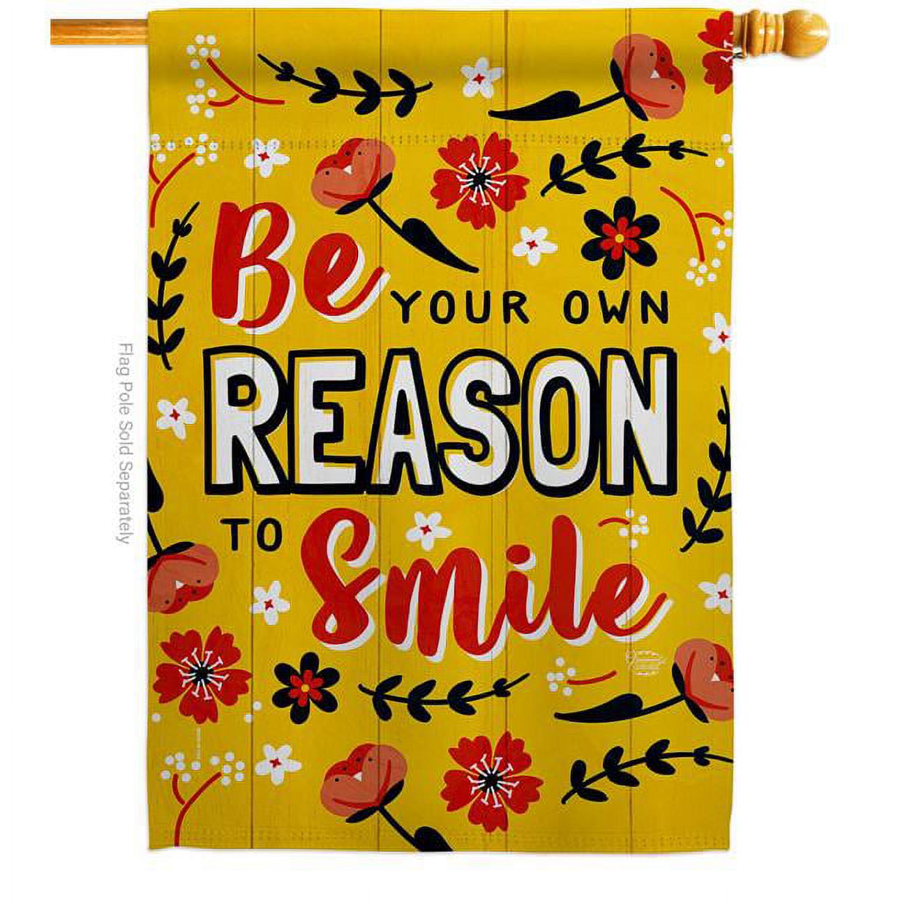 Ornament Collection H192696-BO 28 x 40 in. Reason To Smile Sweet Life ...