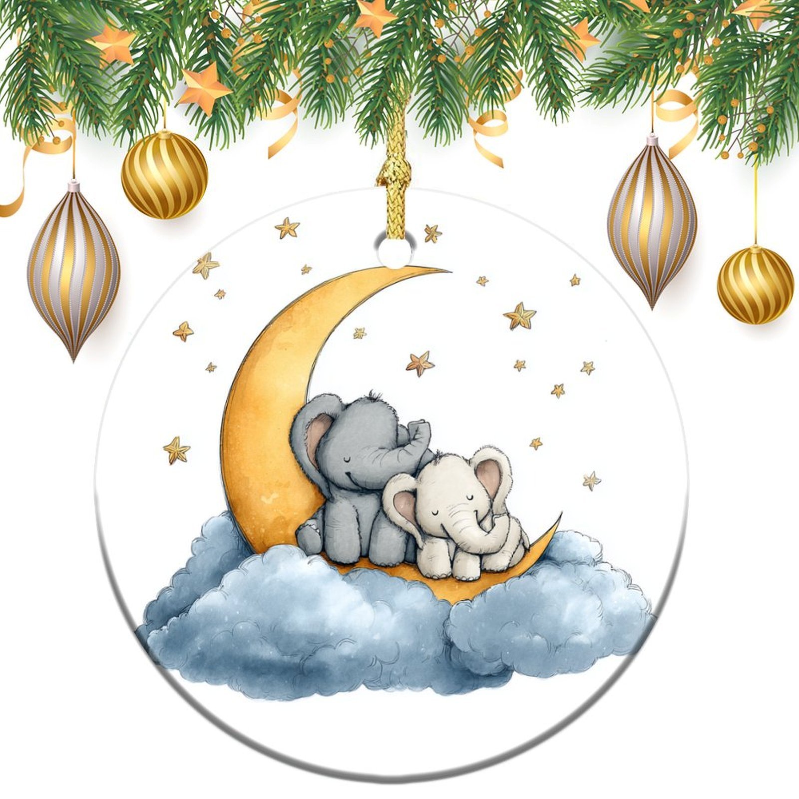 Ornament Cute Elephant Christmas Tree Ornaments Lovely Elephant Best ...