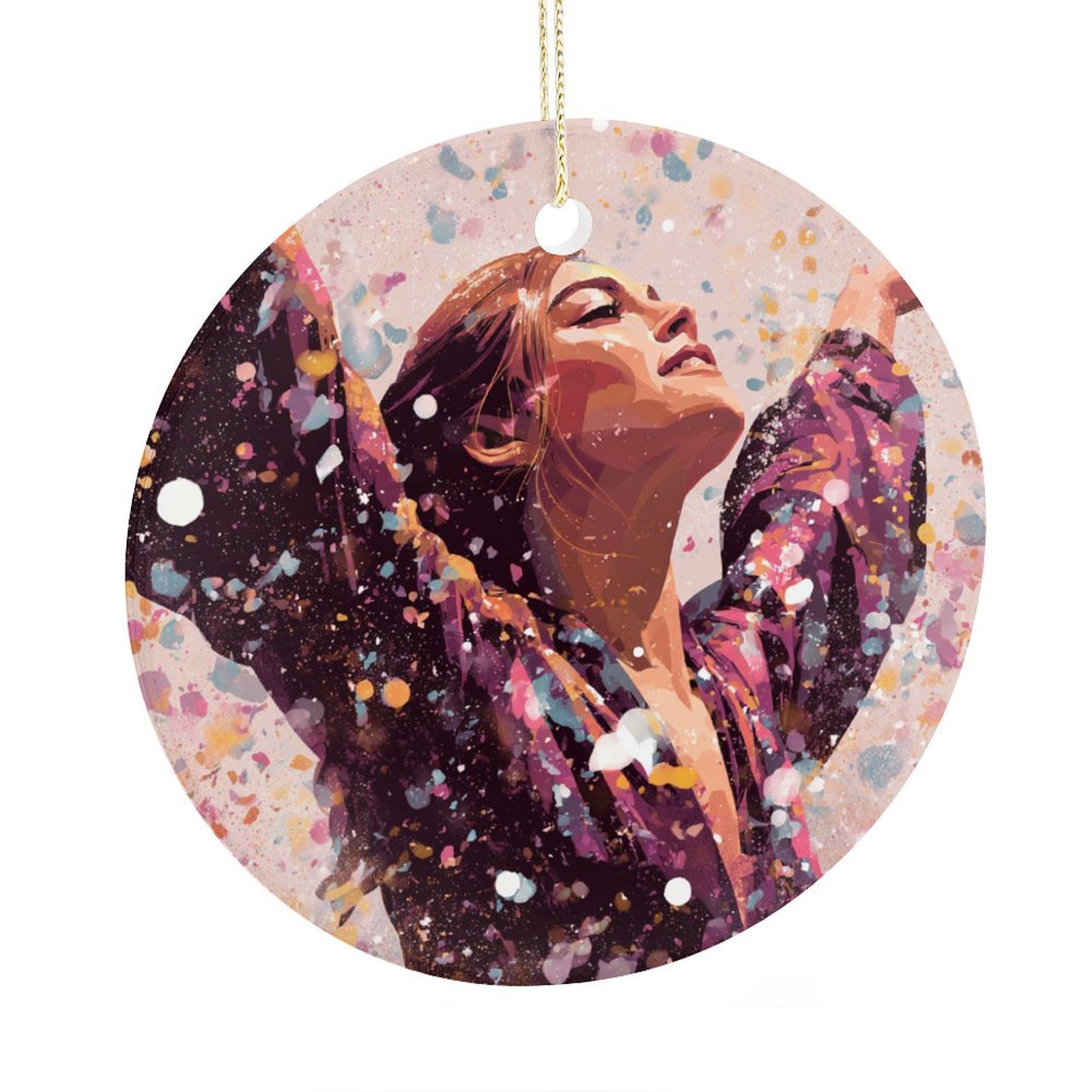 Ornament Dancing Girl Christmas Tree Ornaments Little Ballerina Dancing ...