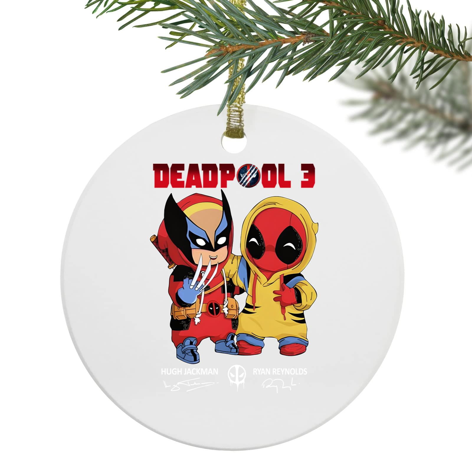 Ornament Deadpool 3 Deadpool Wolverine Fan Ryan Reynolds Signature ...