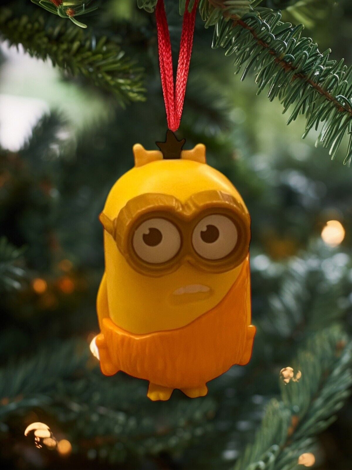 Ornament Despicable Me 2 Caveman MINION Figure 3” Figurine Dangler ...