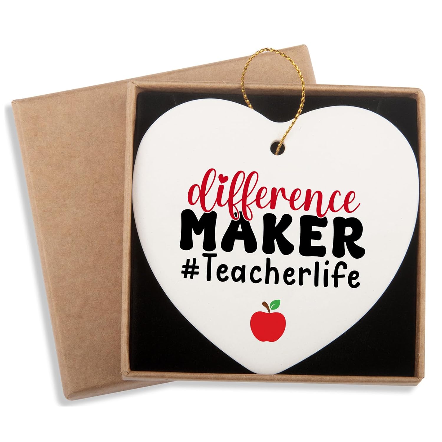 Ornament Difference Maker Gift Teacher Valentines Day Gifts for Teacher ...