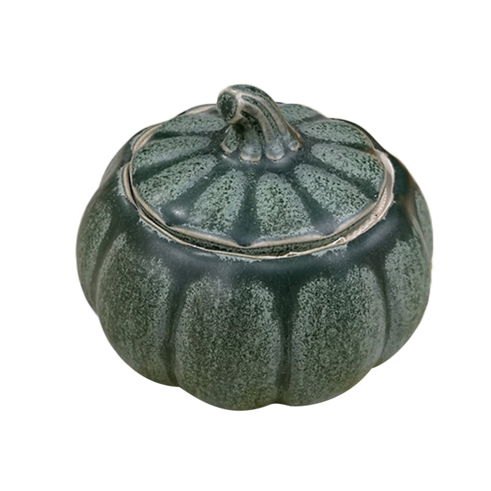 Ornament Fall Ceramic Pumpkins Sealed Coffee Canister Food Storage ...