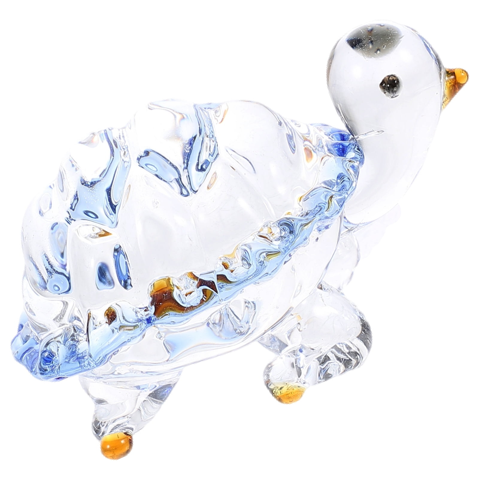 Ornament Festival Artificial Tortoise Decor Home Mini Animals Glass ...